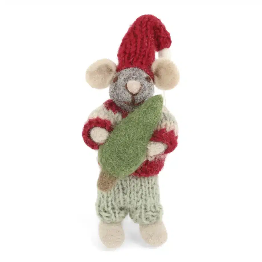 Maus mit Christbaum - Zauberladen